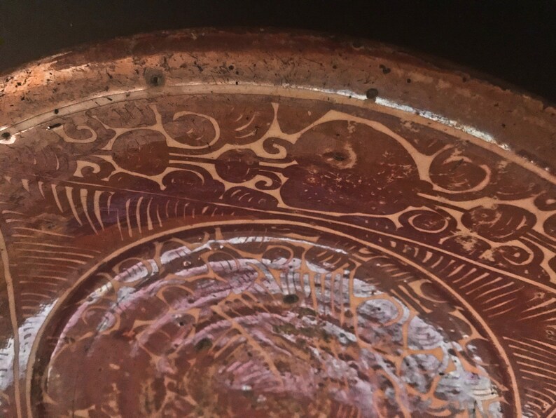Ancient Pottery, Islamic Lustre Bowl, Plate, Rare Kashan Persian 12th ...