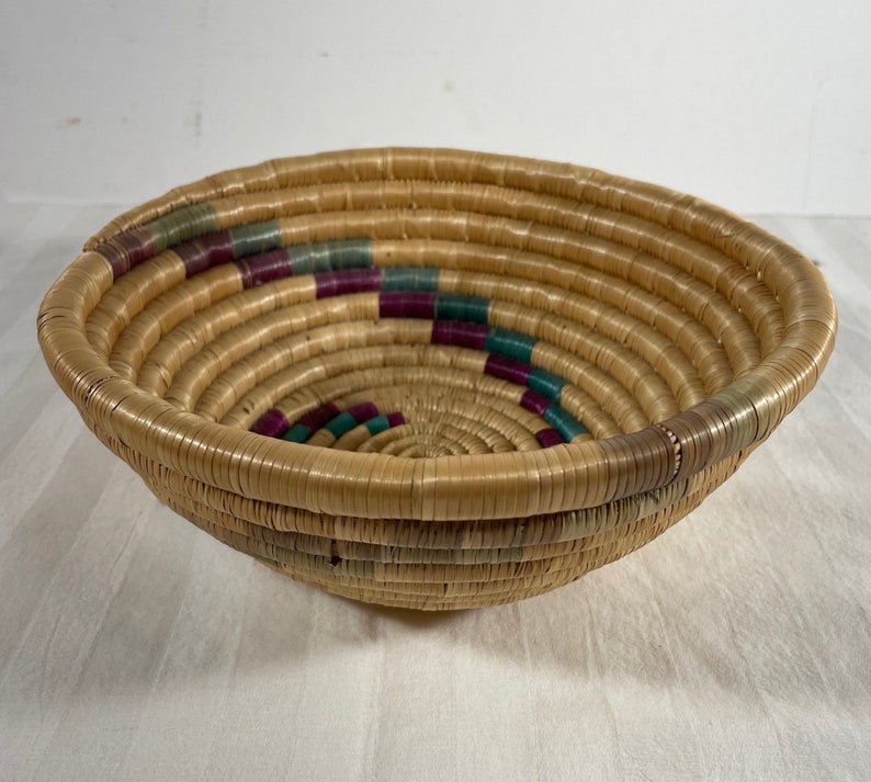 Vintage Hopi Native American Basket Coiled Southwest Fiber Art - Etsy