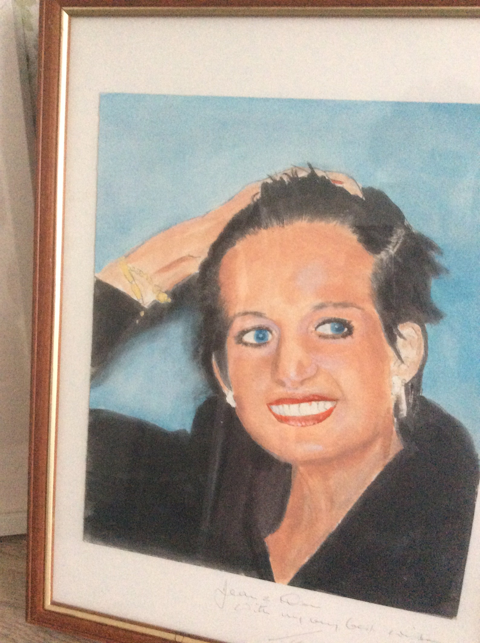 Pastel Sketch of Princess Diana/princess Diana Memorabilia/princess ...