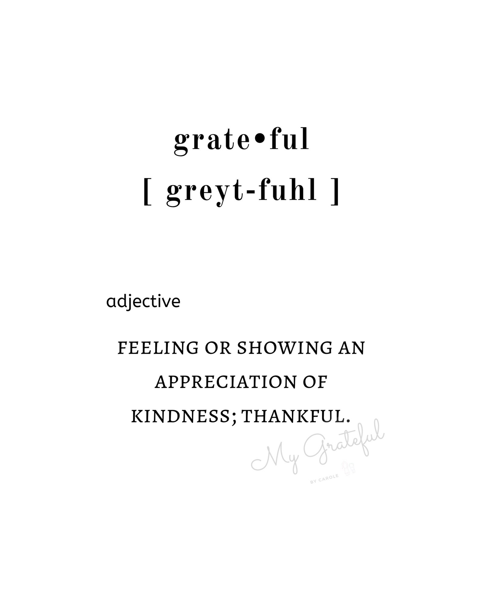 Grateful Meaning