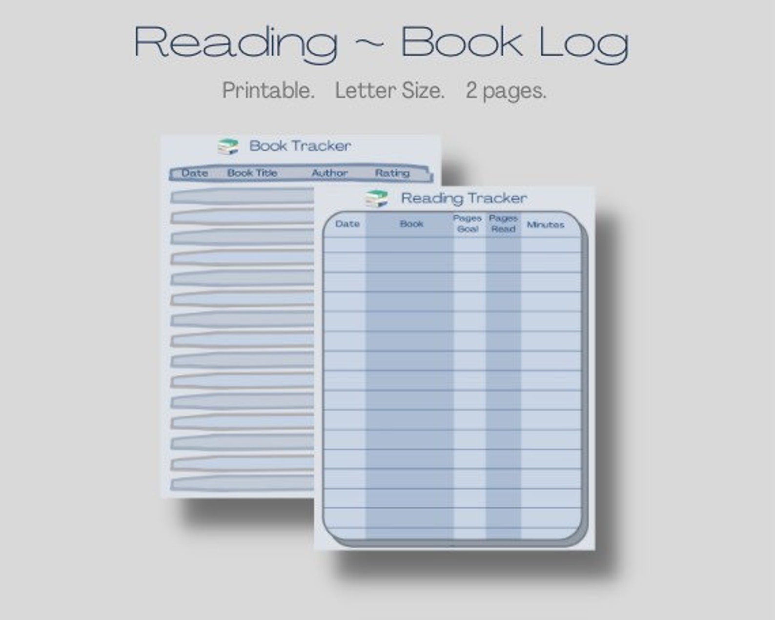 Chore Chart Printable Book Reading Log Kids Summer Reading - Etsy