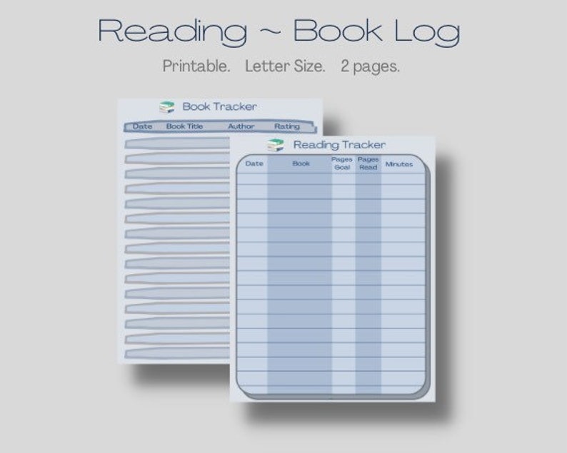 Chore Chart Printable Book Reading Log Kids Summer Reading Allowance ...