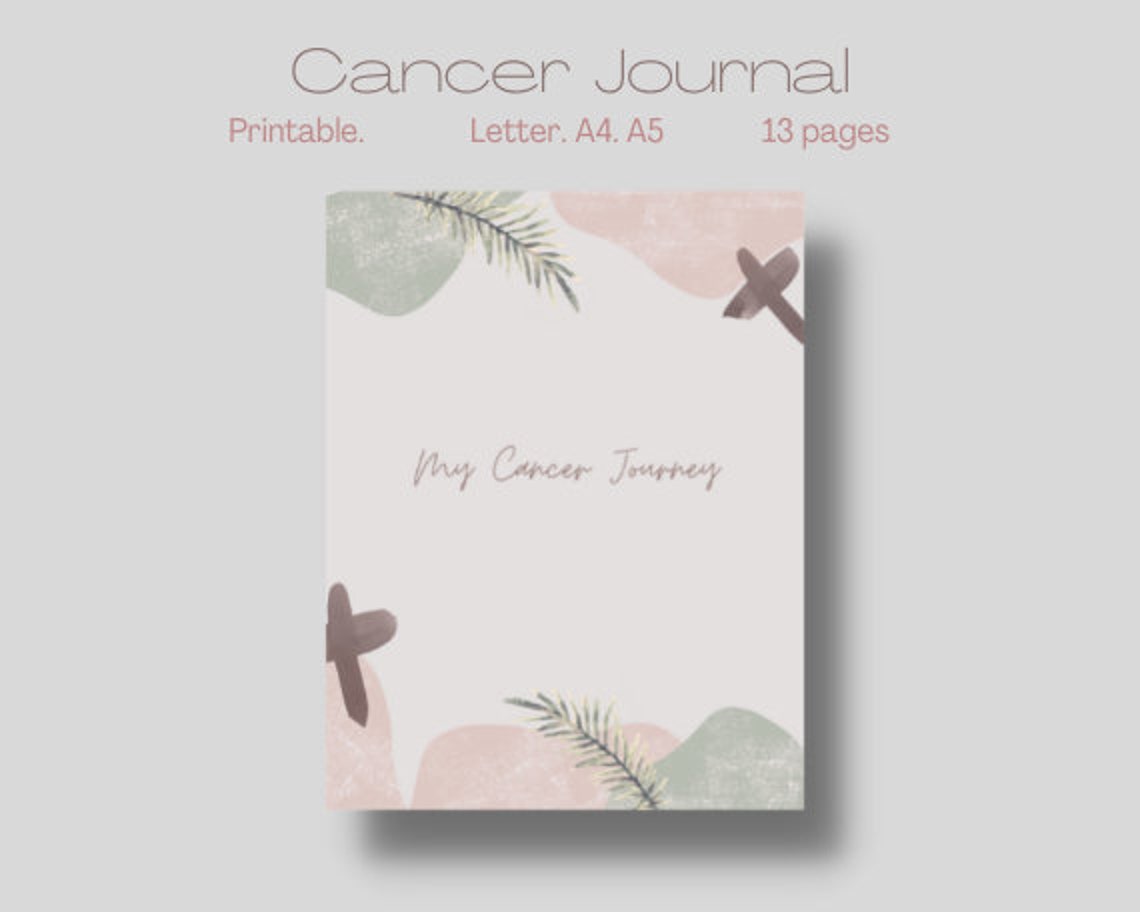 Cancer Journal Printable Cancer Survivor Cancer Patient - Etsy