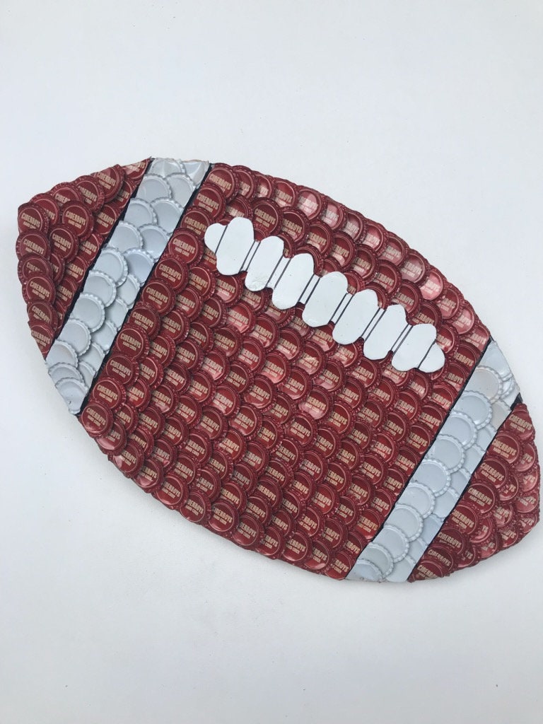 Bottle Cap Art - Football - Sports Series - Etsy
