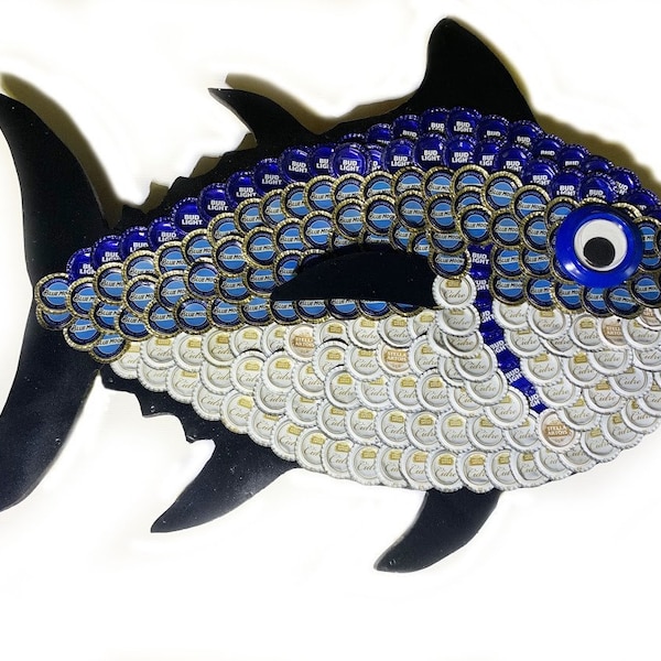 Bottlecap Fish - Etsy