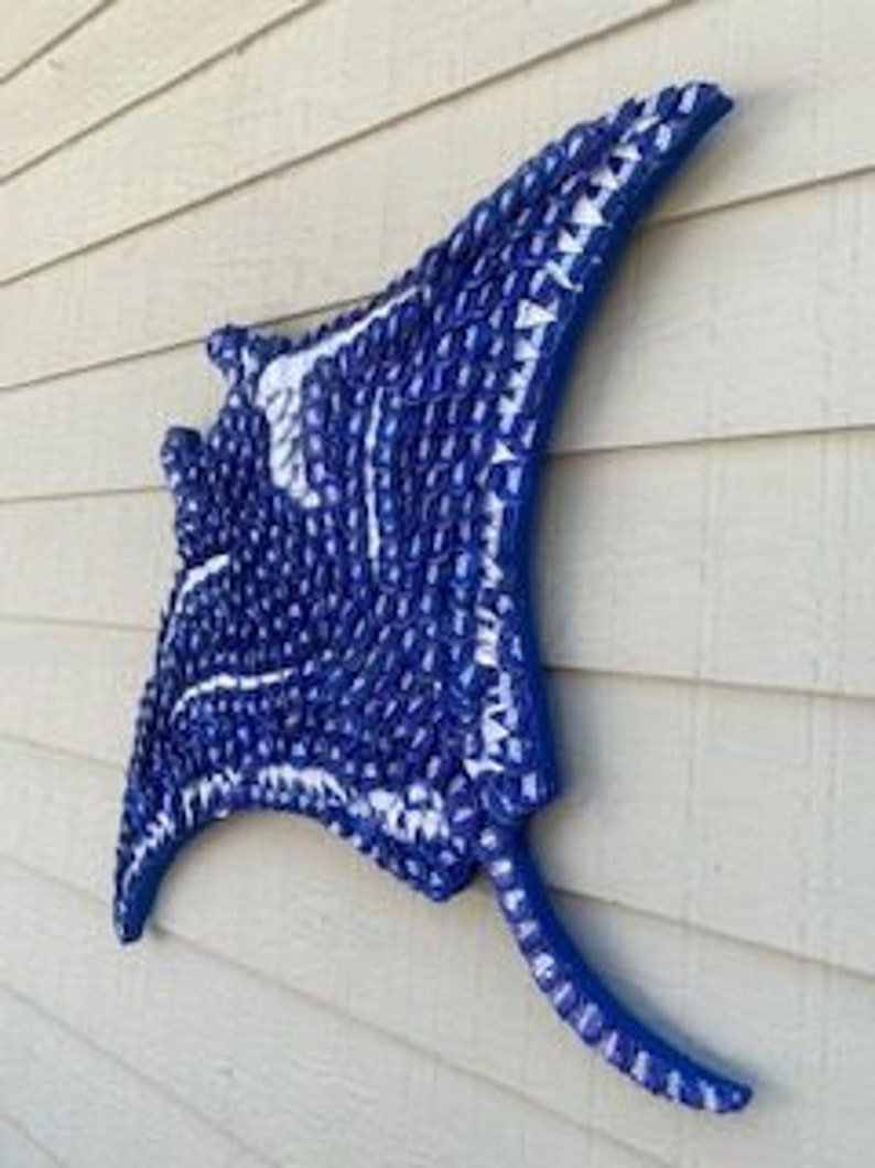 Bottle Cap Art - Manta Ray - Etsy