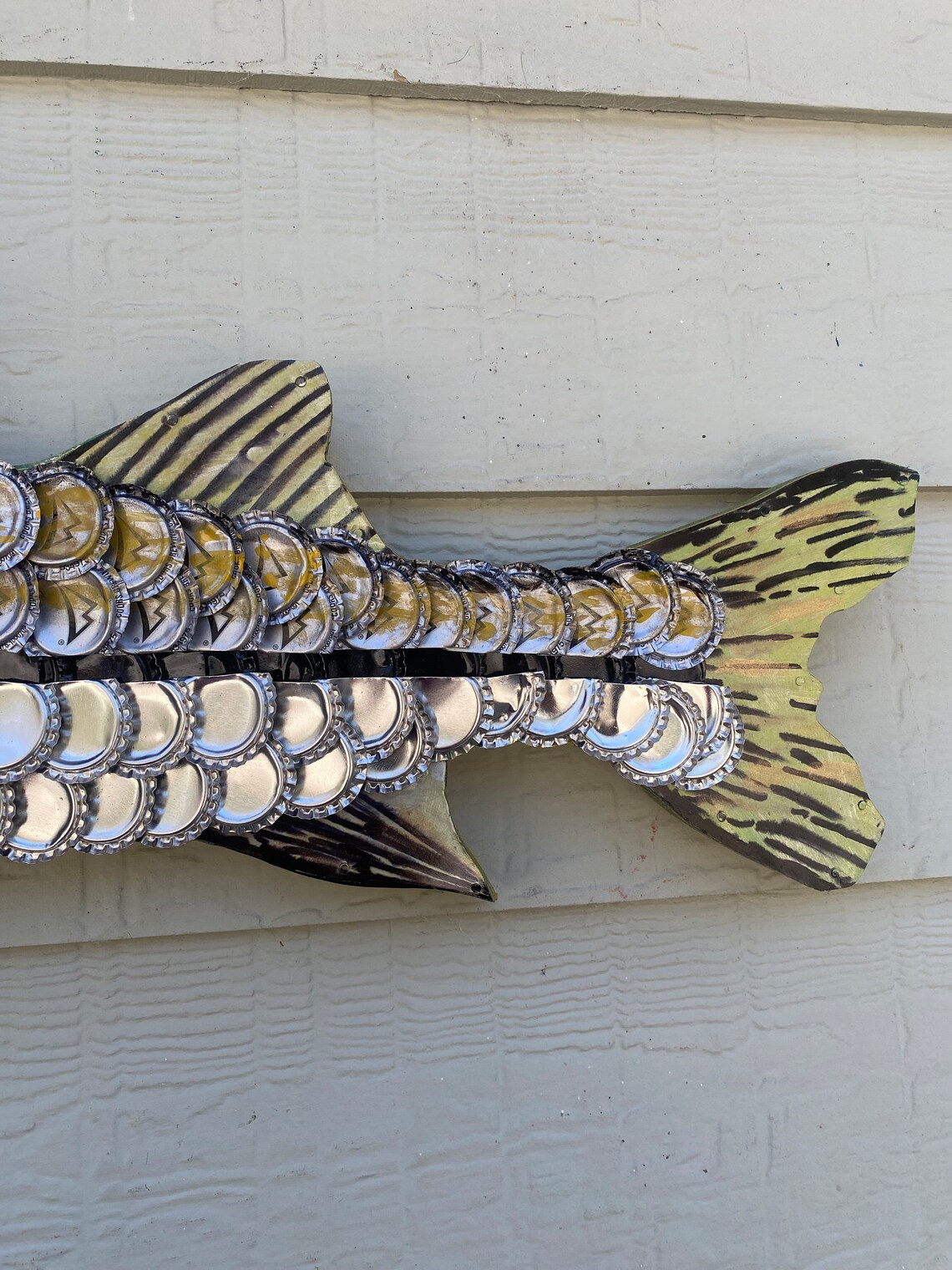 Bottle Cap Art - Snook Fish - Etsy