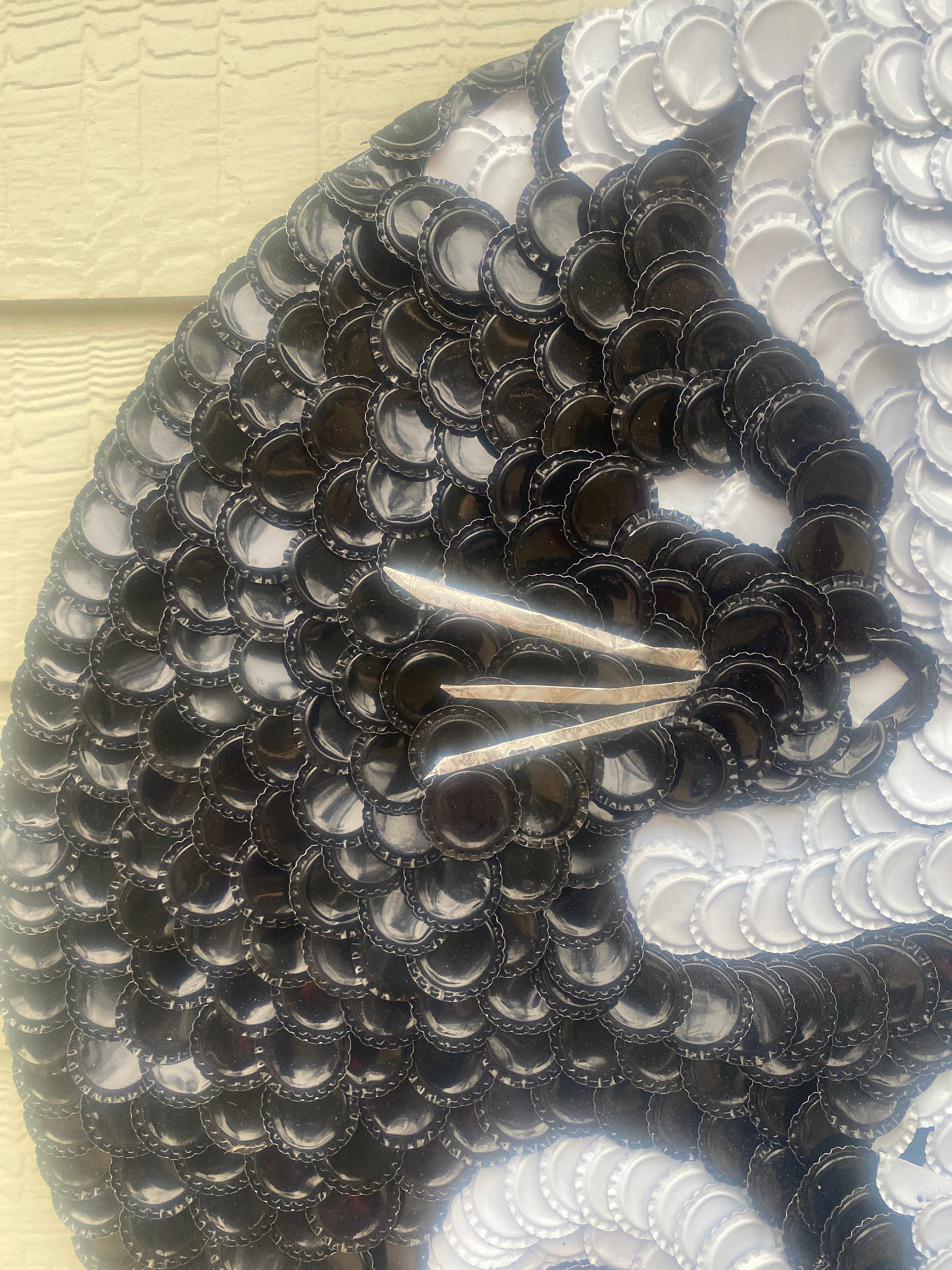 Bottle Cap Art - Yin-yang Twin Cats - Etsy