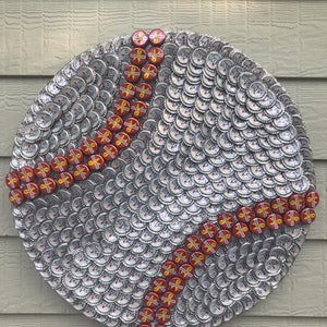 Bottle Cap Art - Baseball - Sports Series - Etsy
