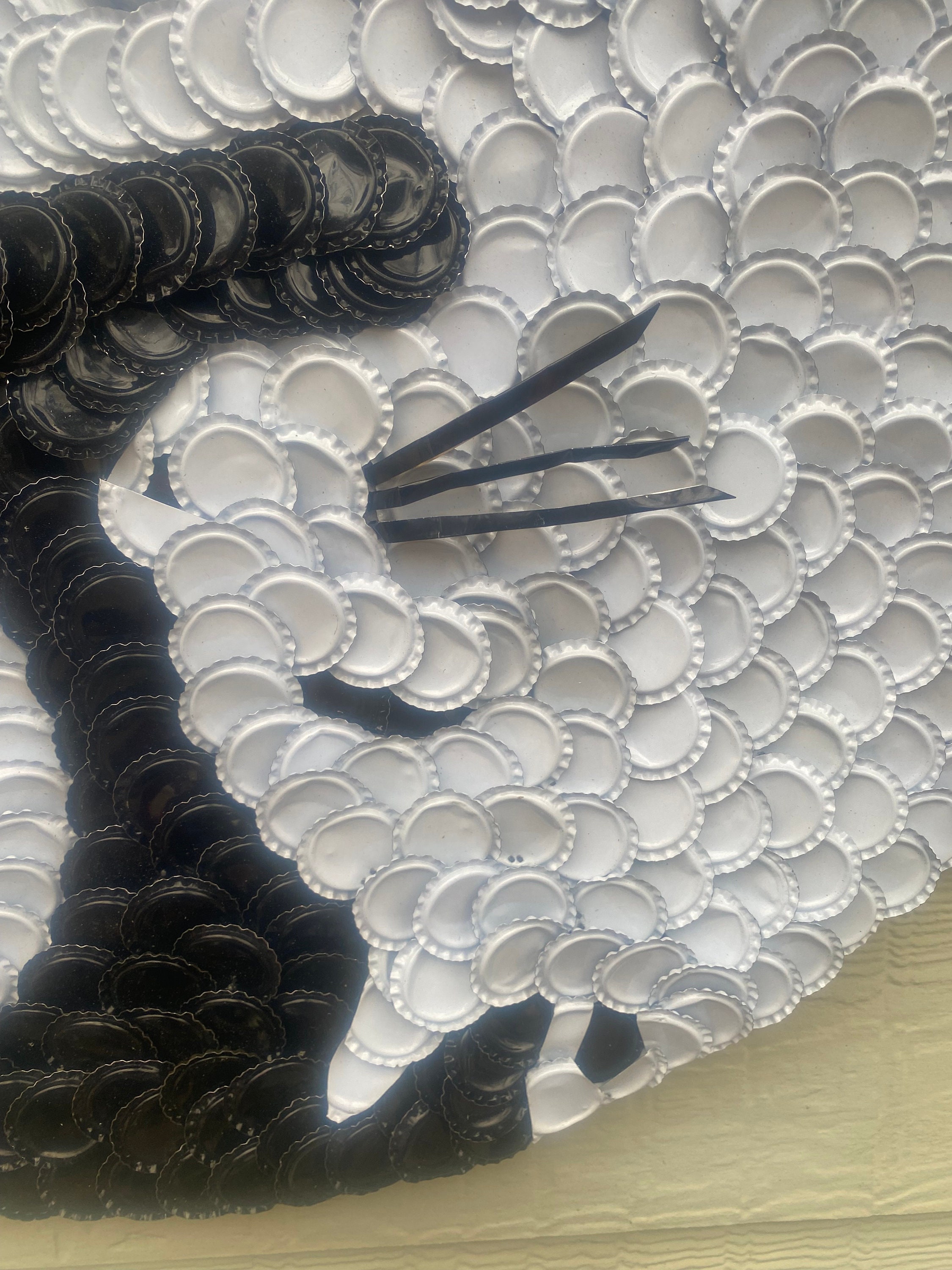 Bottle Cap Art - Yin-yang Twin Cats - Etsy