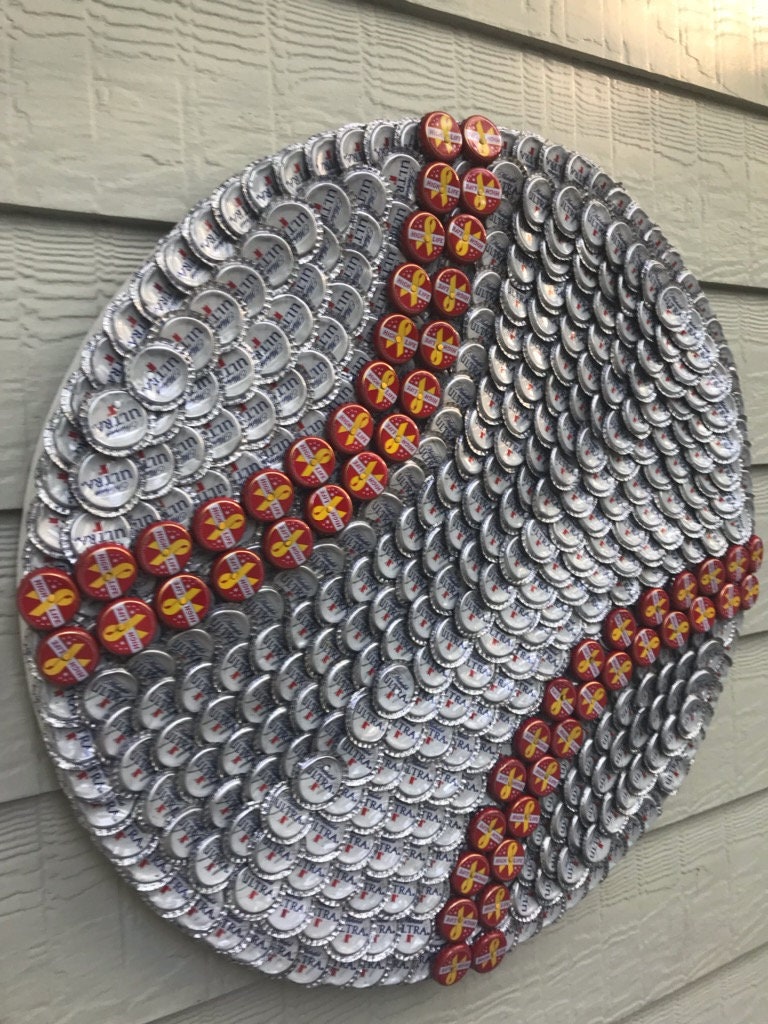 Bottle Cap Art - Baseball - Sports Series - Etsy