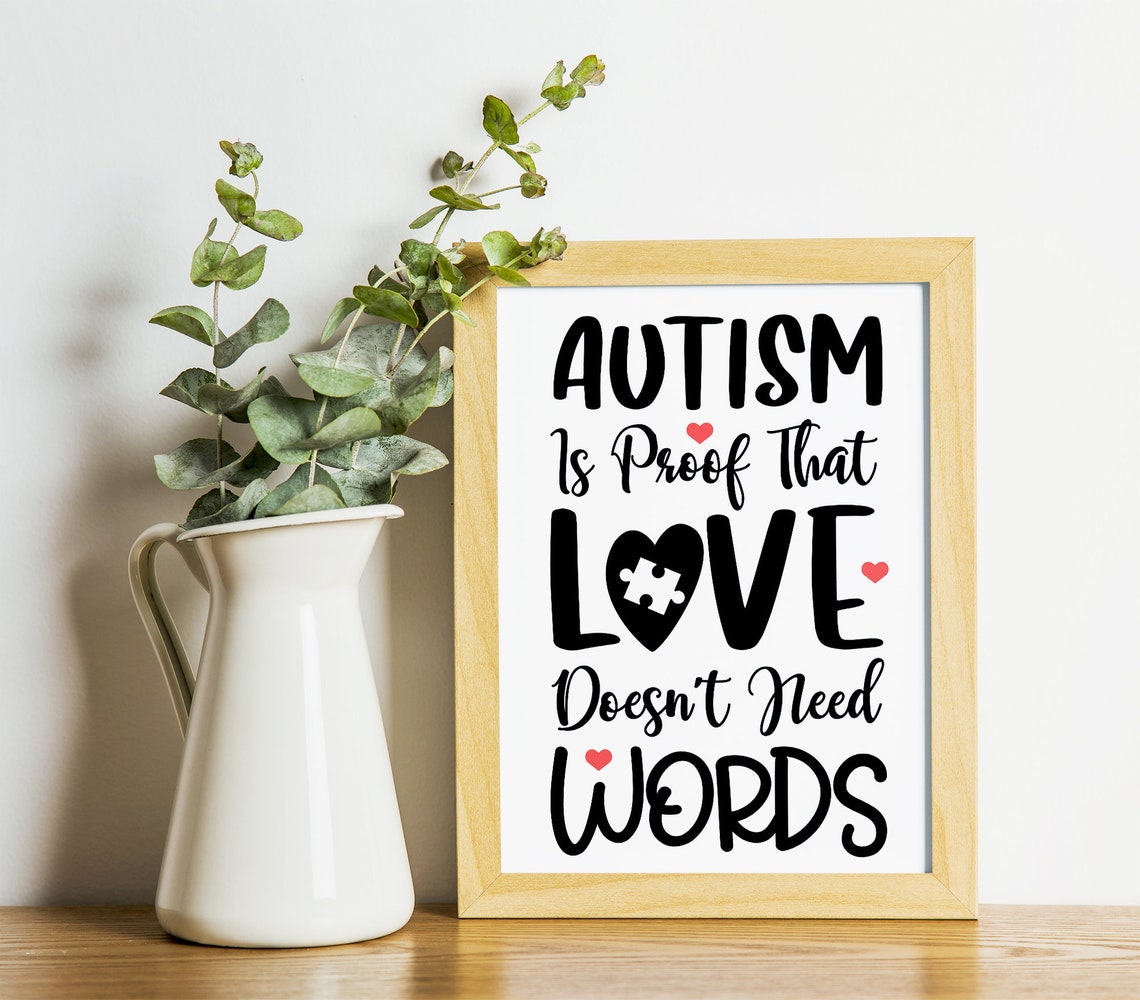 PRINTABLE Autism Awareness Poster Kids Playroom Decor - Etsy