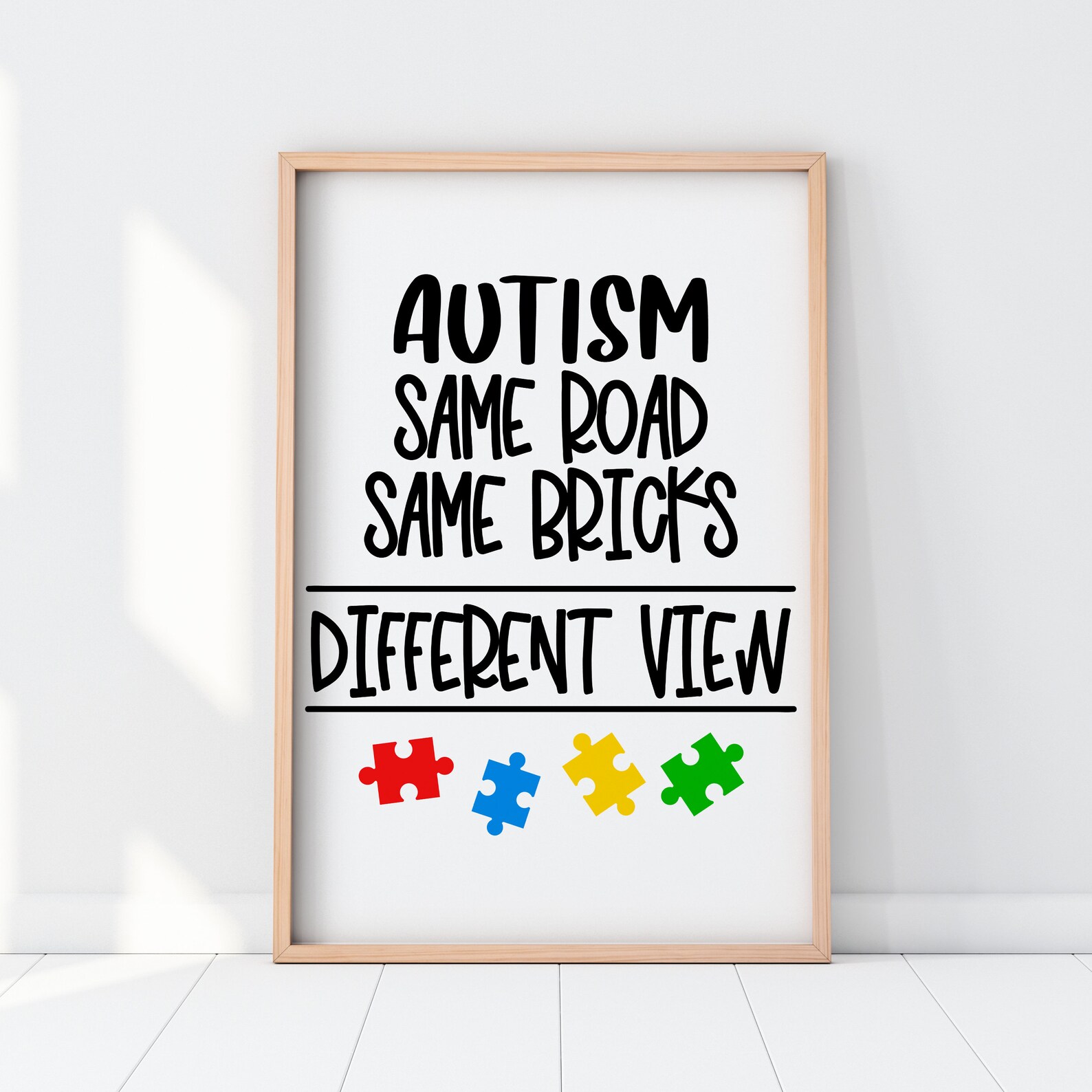 PRINTABLE Autism Awareness 6 PRINT SET Kids Playroom - Etsy España