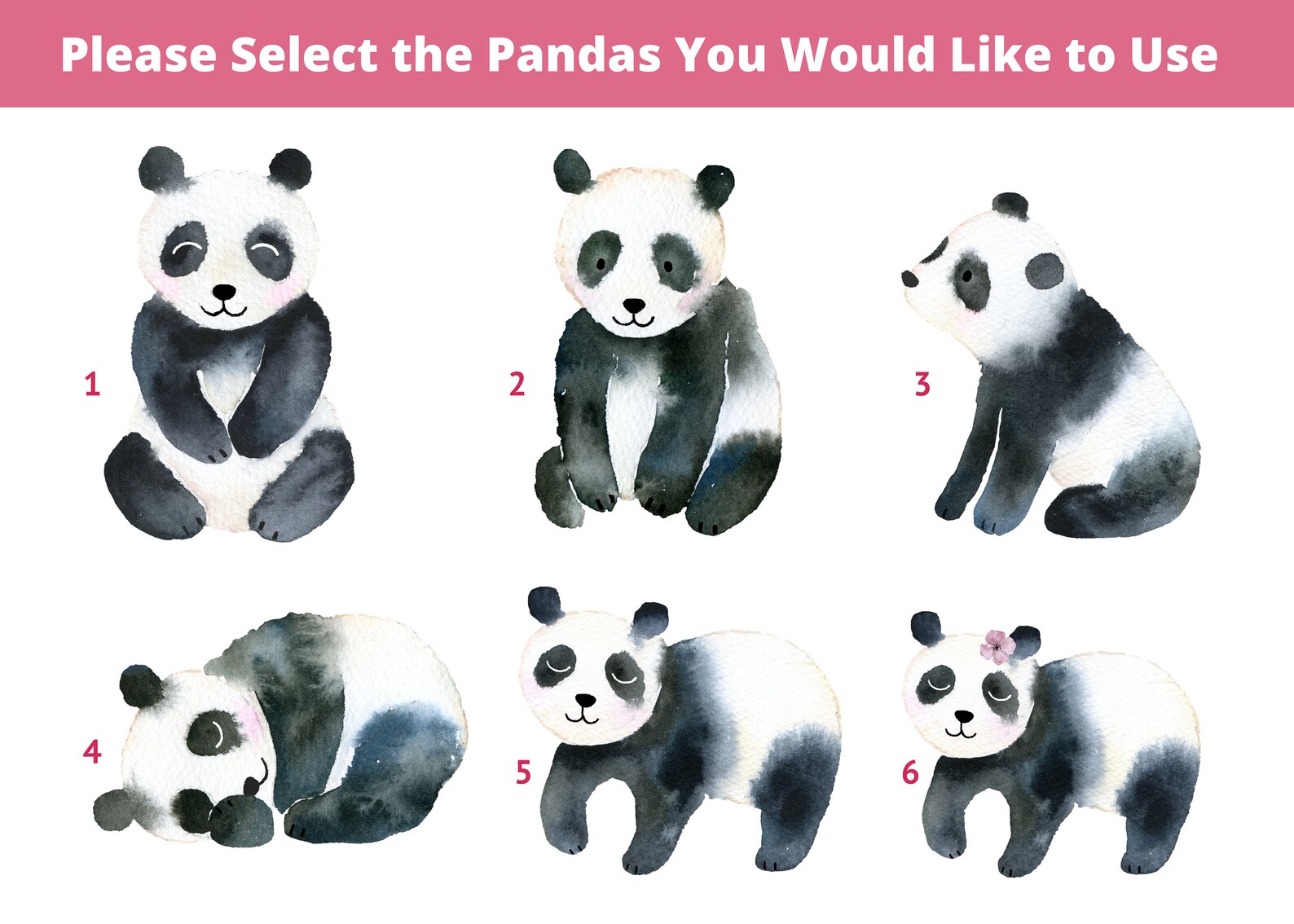 Personalised Panda Family Tree Print Custom Family | Etsy UK