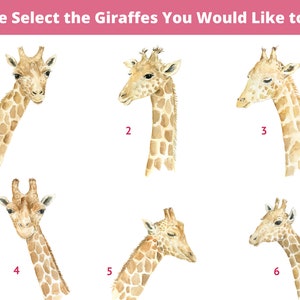 Personalised Best Friends Gift. Giraffe Friendship Print Letterbox ...