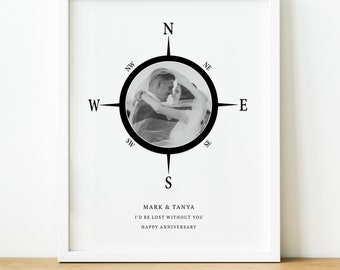 Compass Wall Decor Nautical Wall Decor Patina Rose Compass - Etsy