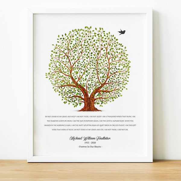 Tree of Life Poem - Etsy UK