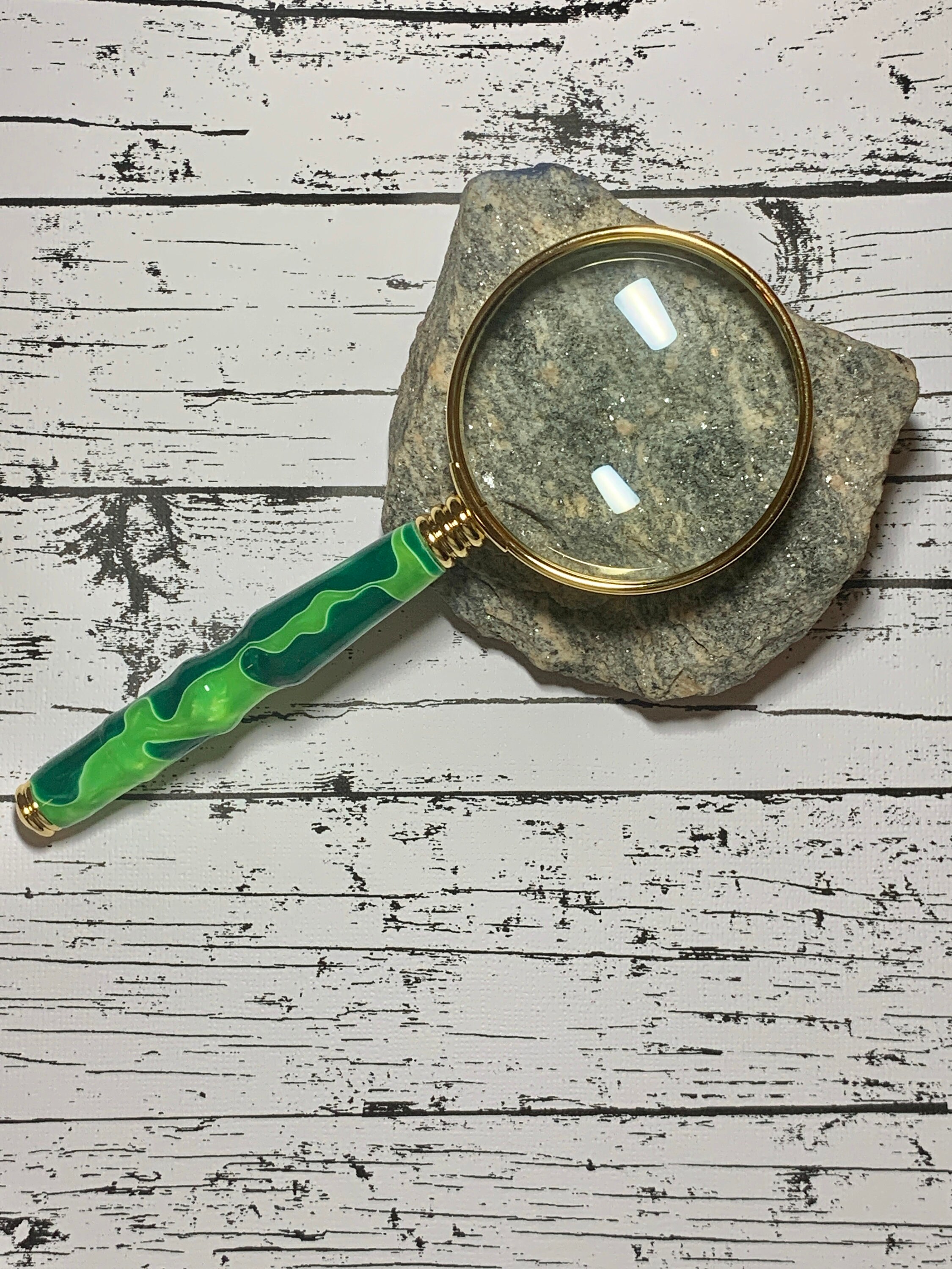 Handcrafted resin Magnifying glass | Etsy
