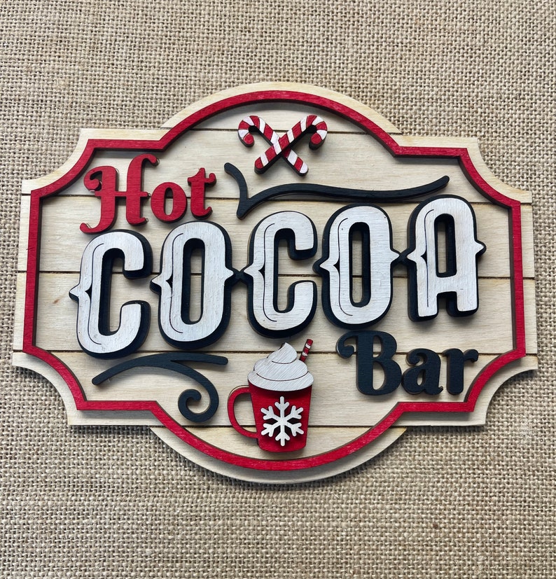 Hot Cocoa Bar Sign - Etsy