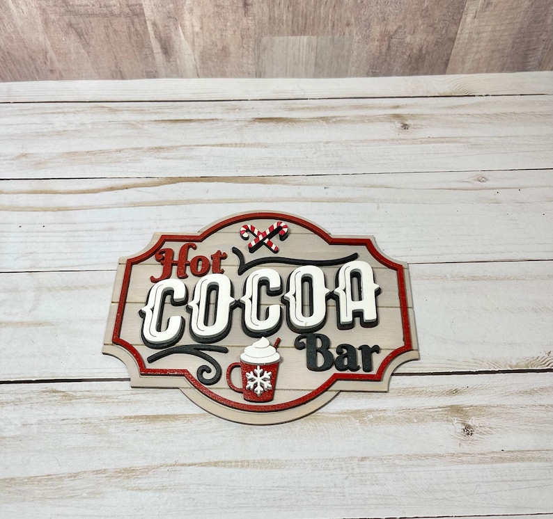 Hot Cocoa Bar Sign - Etsy