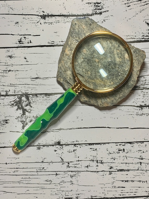 Handcrafted resin Magnifying glass | Etsy