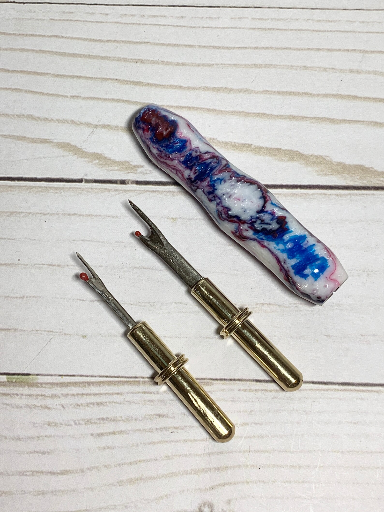 Handcrafted resin seam ripper | Etsy