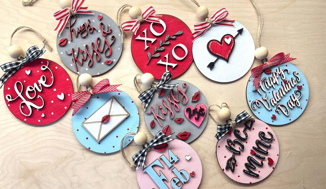 Laser Cut Valentines Day Gift Tags - Etsy