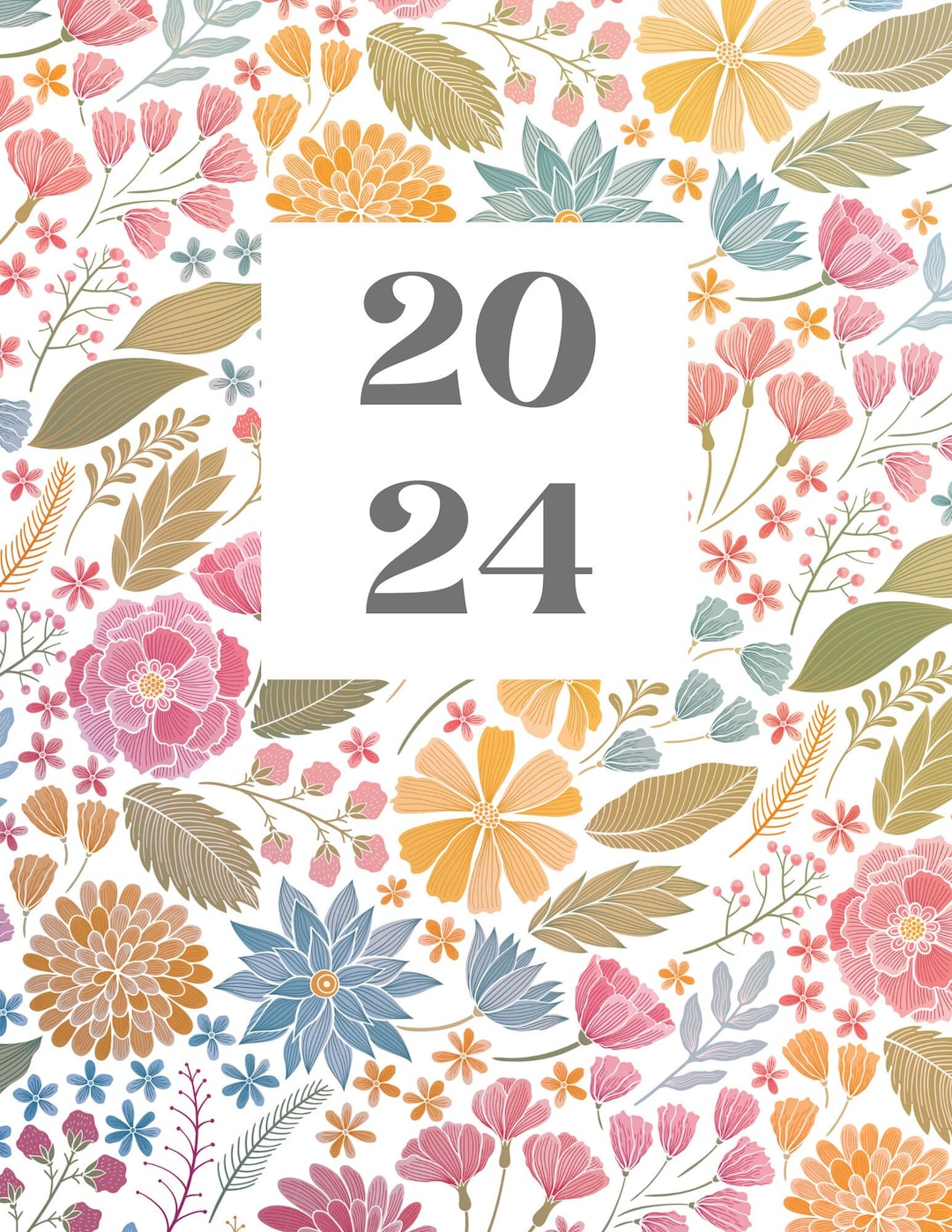 2024 Digital Planner, Digital Calender, Digital Journal, iPad Planner ...