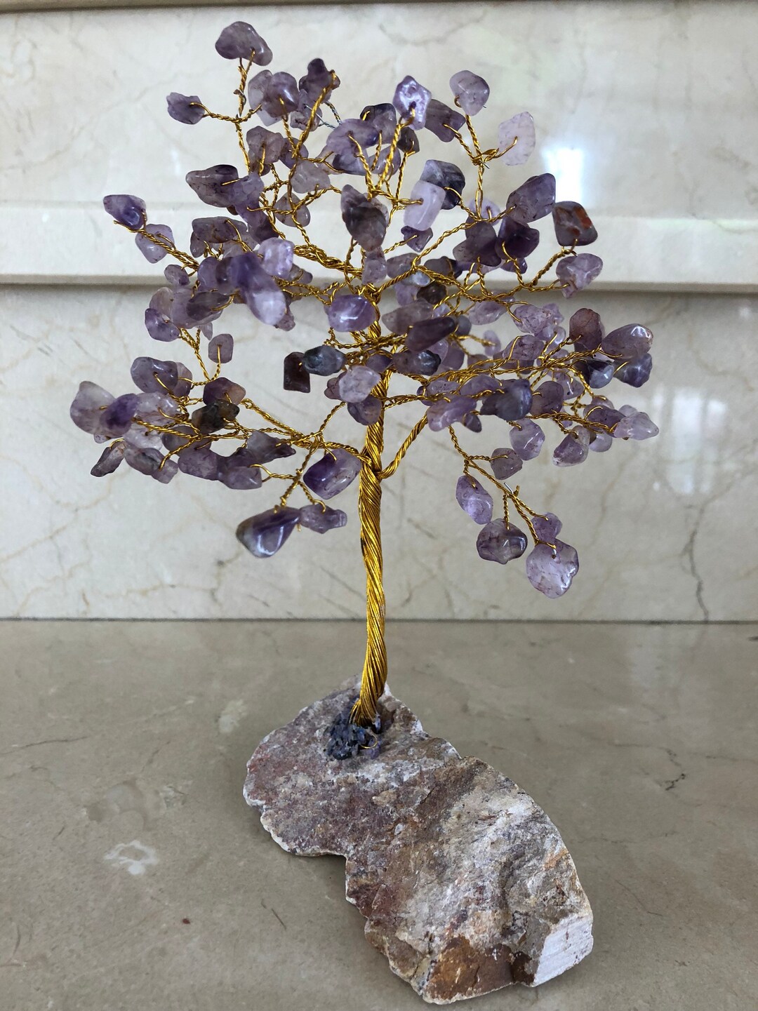 Tree of Life Gem Amethyst 160 Stones Lithotherapy Natural - Etsy