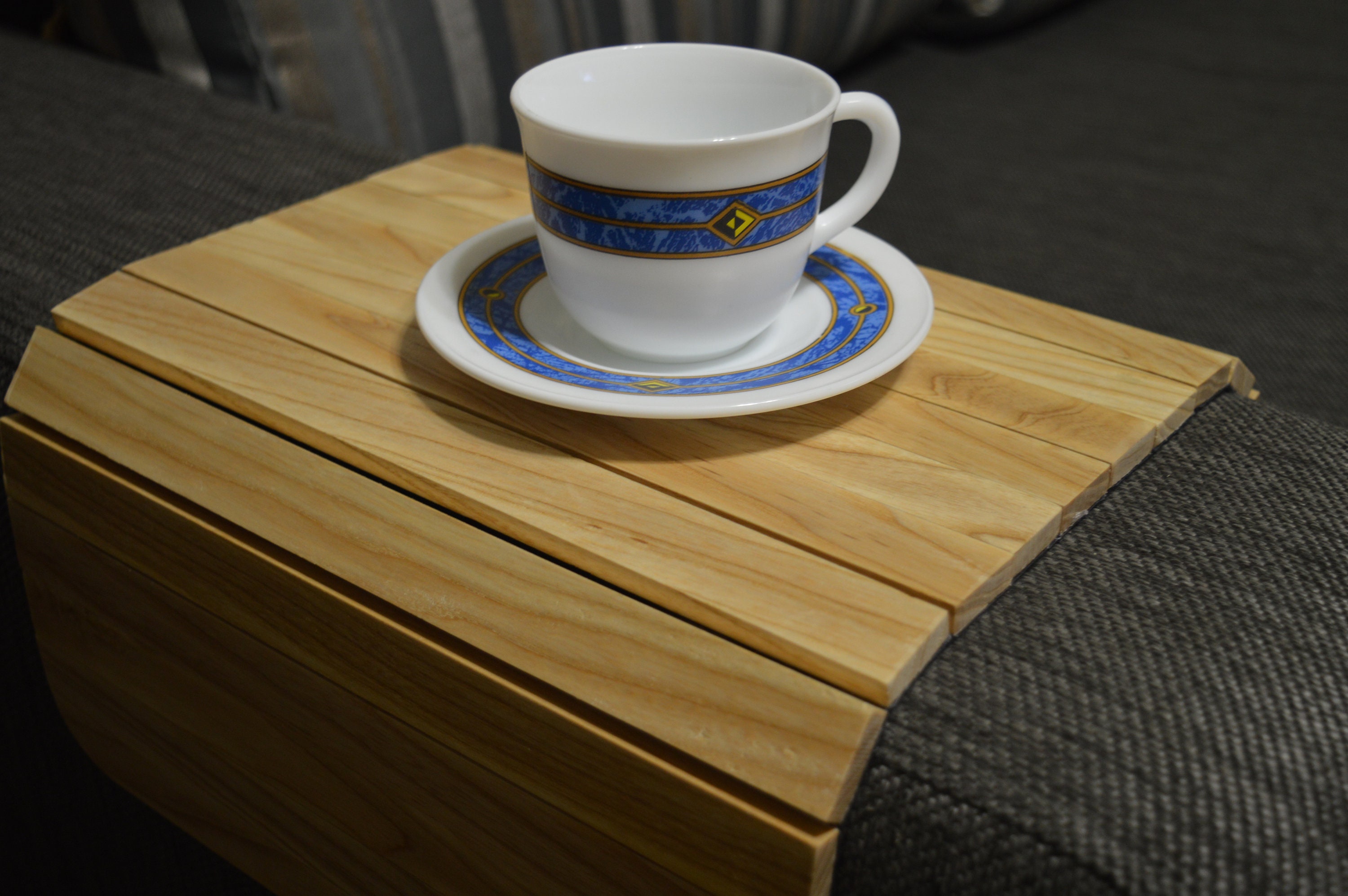 Sofa Tray Table NATURAL ,moving,lap Desk,wood Table ,TV Tray, Ottoman ...