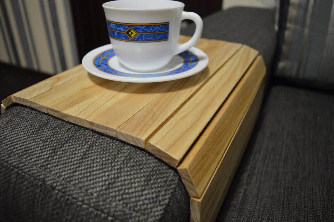 Sofa Tray Table NATURAL ,moving,lap Desk,wood Table ,TV Tray, Ottoman ...