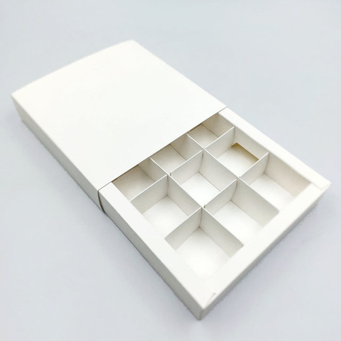 Box With Cells for 9 Sweets, Template Svg, Ai, Pdf, Eps Gift Box PDF ...