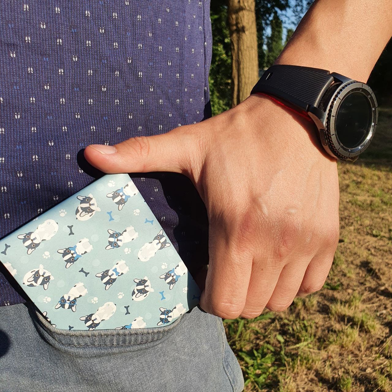 Tyvek Paper Slim Wallet, French Bulldog - Etsy