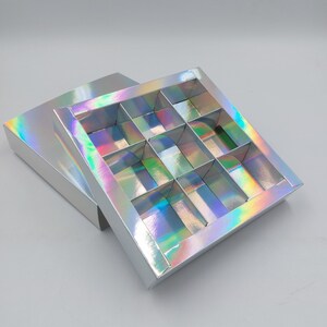 Box With Cells for 9 Sweets, Template Svg, Ai, Pdf, Eps Gift Box PDF ...