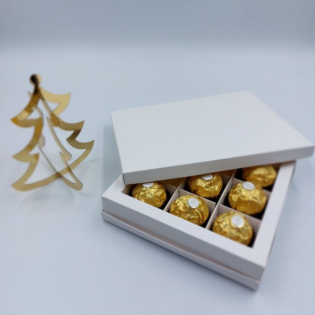 Box With Cells for 9 Sweets, Template Svg, Ai, Pdf, Eps Gift Box PDF ...