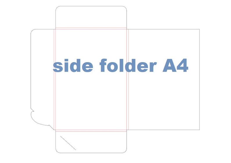 Folder A4, Template Svg, Ai, Pdf, Eps Gift Box PDF, Box Svg Silhouette ...