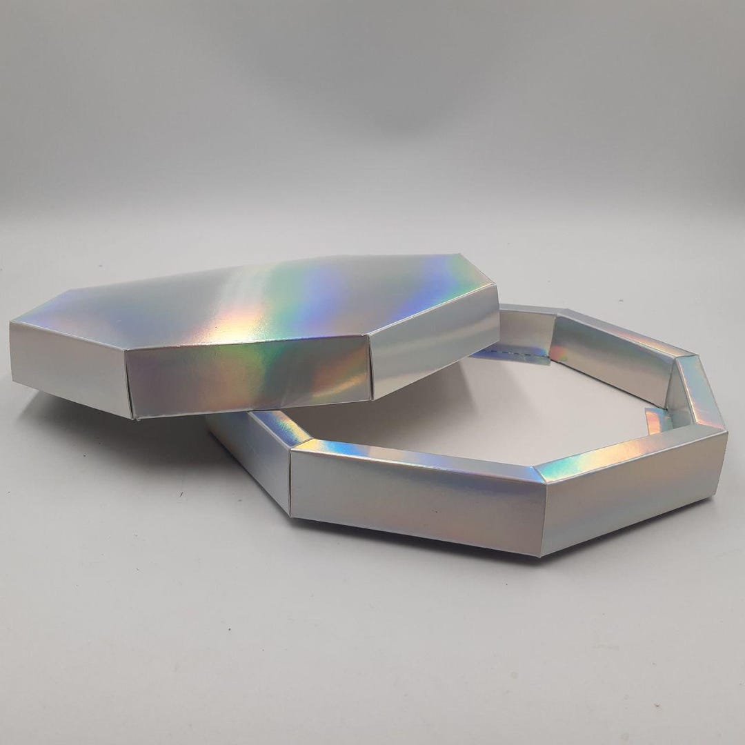 Octagonal Box , Bottom and Cover , Box Template , SVG, Ai, Eps, Pdf ...