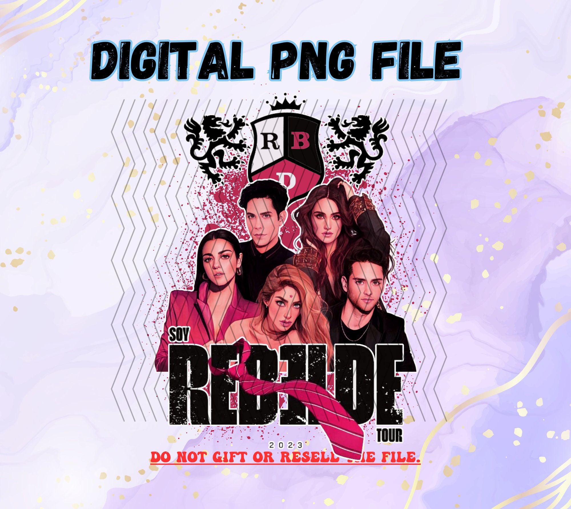RBD Pink Png File RBD Tour Png File Rebelde Png File RBD Sublimation - Etsy
