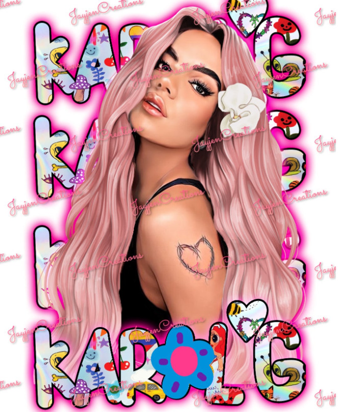 Karol G Manana Sera Bonito| Karol G PNG File| Karol G Pink Hair| Manana ...