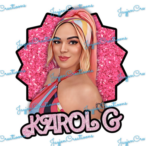 Barbie Karol G Png - Etsy
