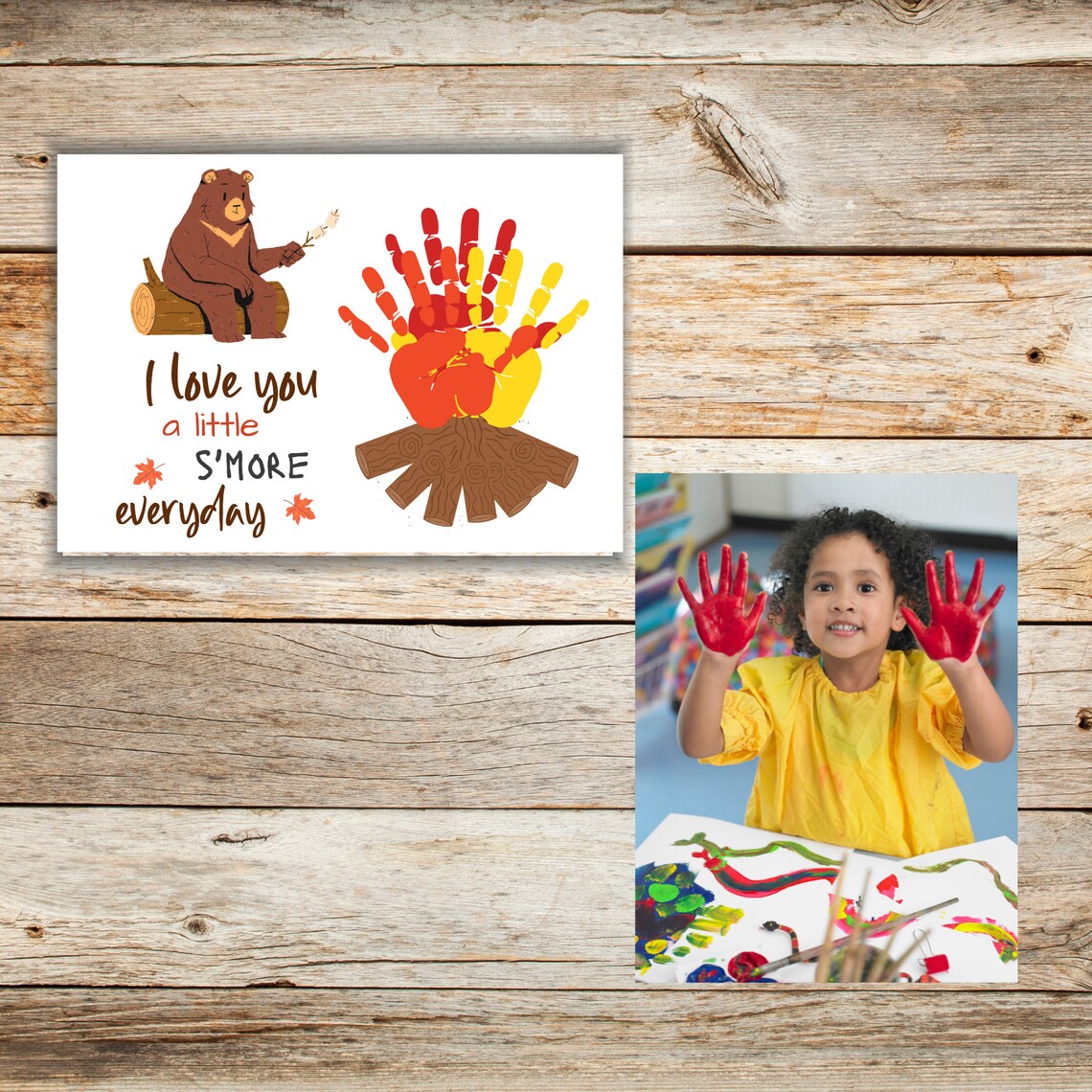 Campfire Handprint Art, Fall Handprint Craft, Preschool Activity ...