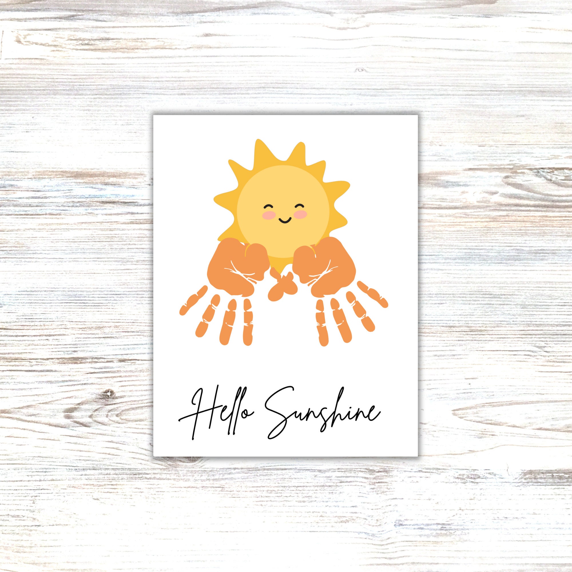 Summer Handprint Art, Handprint Craft, Footprint Craft, Summer Activity ...