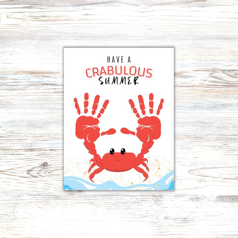 Summer Handprint Art, Handprint Craft, Footprint Craft, Summer Activity ...