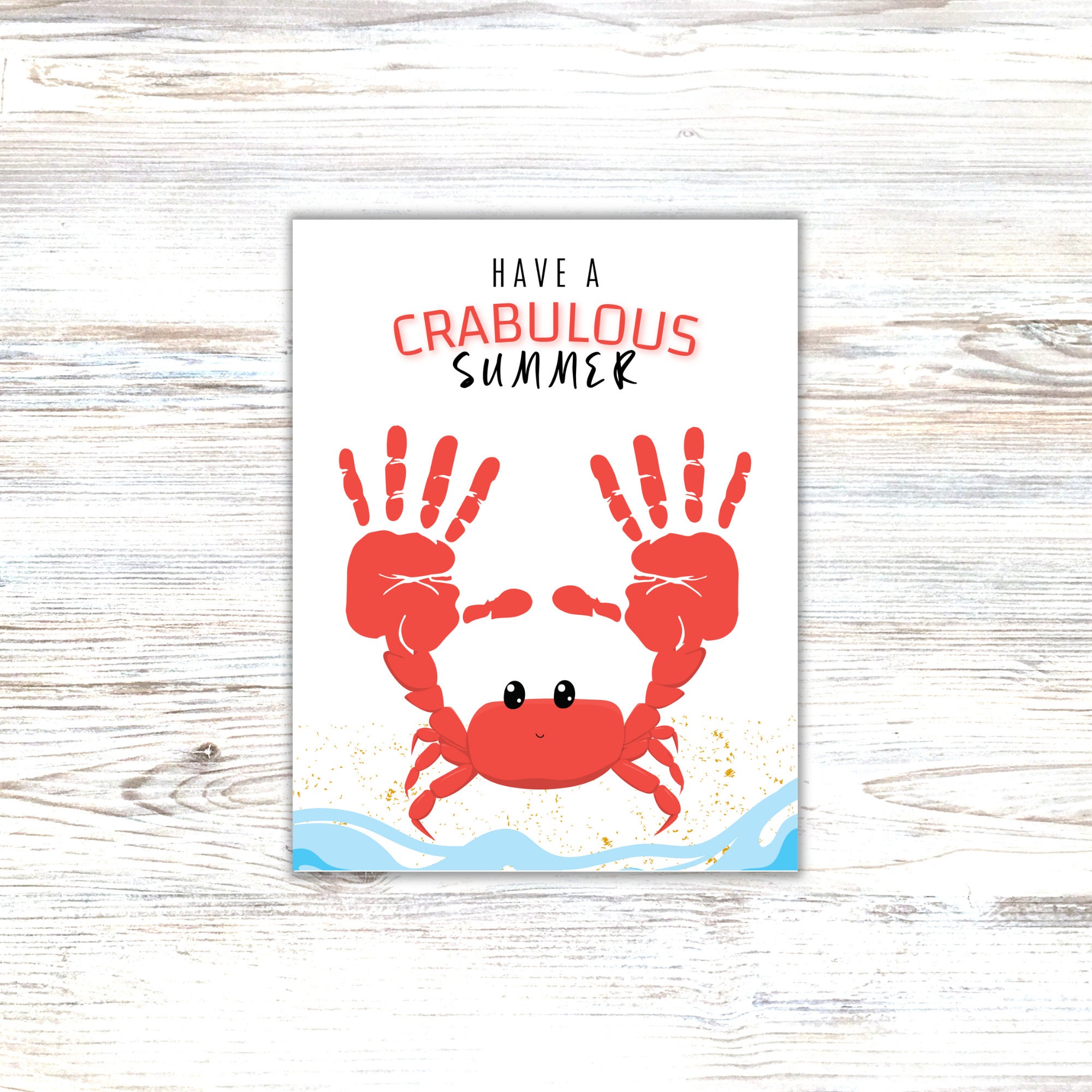 Summer Handprint Art, Handprint Craft, Footprint Craft, Summer Activity ...