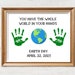 Earth Day Handprint Craft, Handprint Art, Craft Keepsake, Printable ...