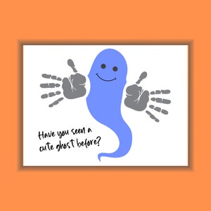 Halloween Handprint Art, Halloween Activity, Handprint Craft Keepsake ...