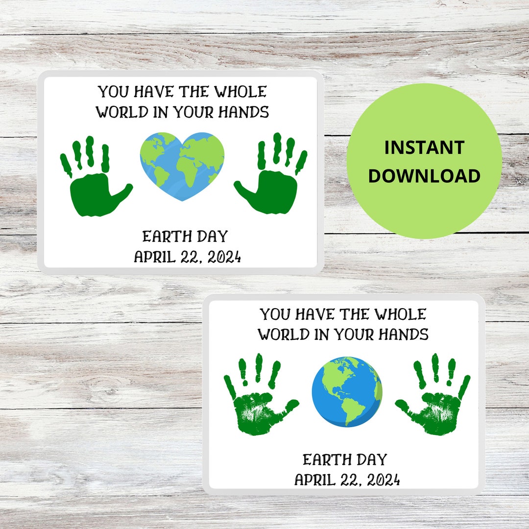 Earth Day Handprint Craft Handprint Art Handprint Craft - Etsy