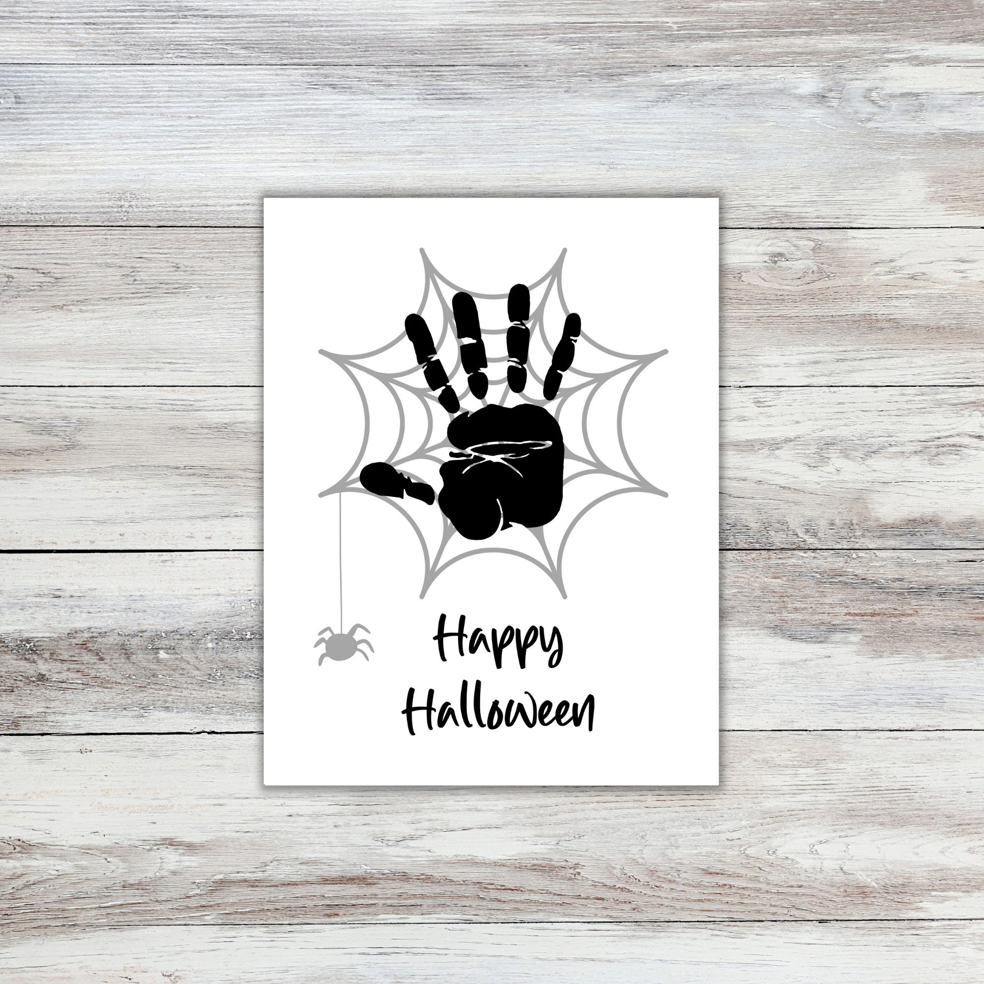 Halloween Handprint Art, Halloween Activity, Handprint Craft Keepsake ...