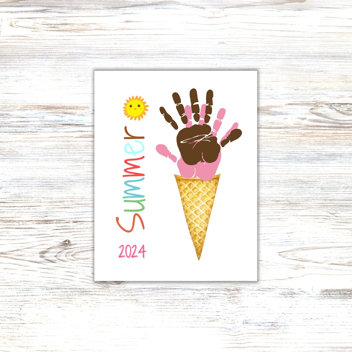 Summer Handprint Art, Handprint Craft, Footprint Craft, Summer Activity ...