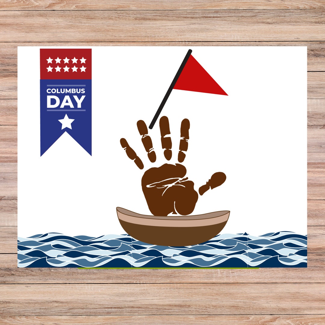Columbus Day Handprint Craft for Kids Kids School Craft US History ...